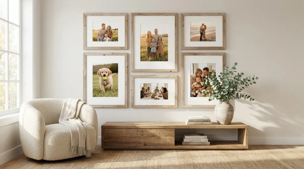 Best rustic wood picture frames for cozy home decor